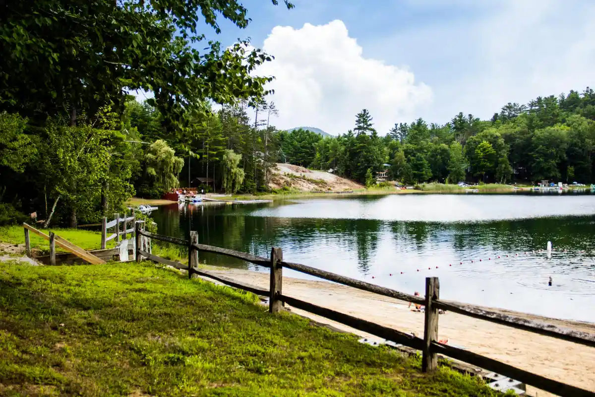 Echo Lake Beach - Town of Warrensburg New York